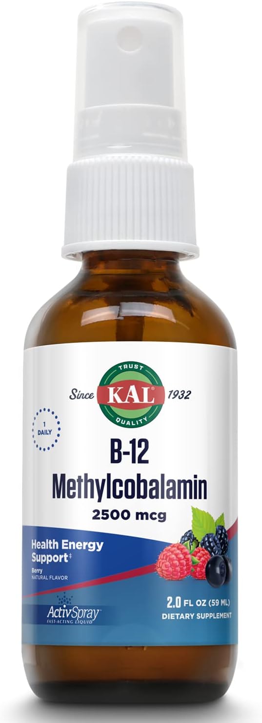 Amazon.com: WALPAR B12 Vitamin Spray (60 Doses) - 1200 Methylcobalamin ...