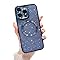Amazon.com: MGQILING Compatible with iPhone 16 Pro Max Magnetic Glitter Case, Luxury Plating ...
