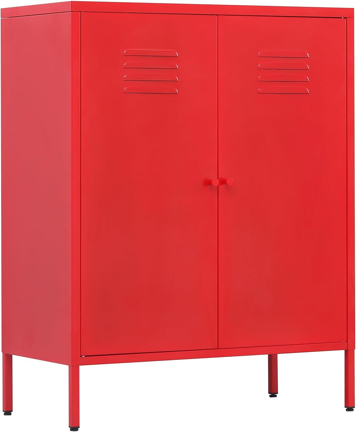 Amazon.com: WISUNO Metal Accent Storage Cabinet for Bed Room,Living ...