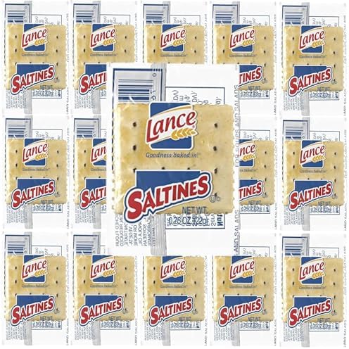 Amazon.com: Saltine Crackers - Premium Individually Wrapped Packs ...