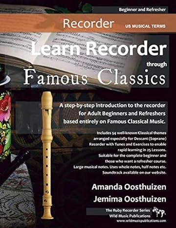 Amazon.com: Learn Recorder through Famous Classics: US Musical Terms: a ...