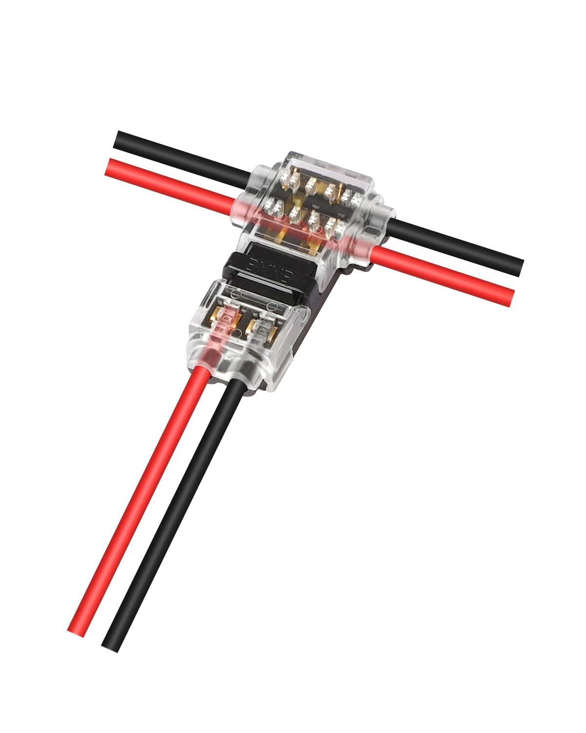 Kuject 10pc Low Voltage Wire Connectors, T Tap 3 Way 2 Pins Splice Wire ...