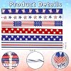 Amazon.com: 6 PCS Veterans Day Patriotic Ribbons, 3/8" Width Patriotic ...
