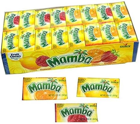 Amazon.com : Mamba Fruit Chews Candy, 48 Count (Pack of 1) : Grocery ...