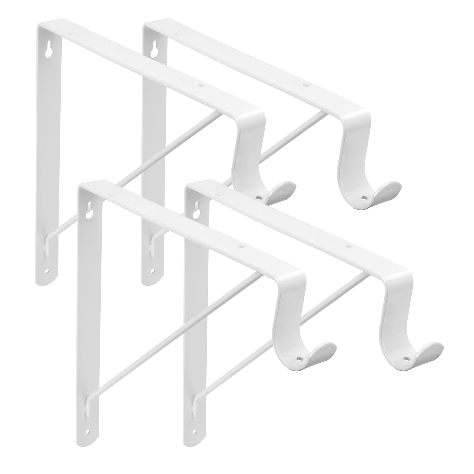 Amazon.com: ICOOL 4 Pack Closet Shelf Bracket, Closet Shelf & Rod ...