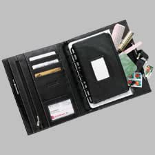 Amazon.com : Day-Timer(R) Leather-Like Storage Pouch, Black ...