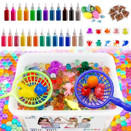 Kiditos Magic Water Elf Toy Kit, 25 Colors Magic Gel Including 13 ...