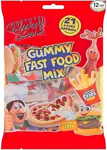 Gummi Zone - Fast Food Mix, Fries, Pizzas, Burgers, Hot Dogs And Cola ...
