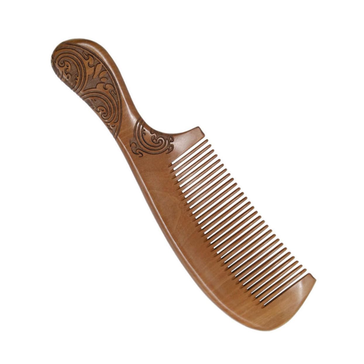 Amazon.com : Beatifufu 1Pc Double Sided Carved Comb and Peach for Women ...