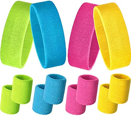 Sweatbands Set, Includes Sports Headband and Wristbands Sweatbands ...