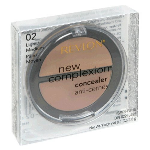 Amazon.com: Revlon New Complexion Concealer, SPF 15, Light/Medium 02, 0 ...