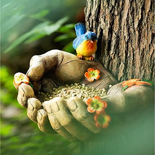 Amazon.com : GARTOL Tree Face Birdfeeder - Old Man with Glowing Eyes in ...