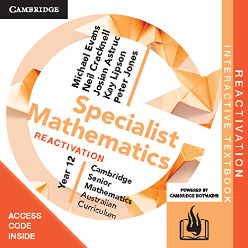 CSM AC Specialist Mathematics Year 12 Reactivation (Card) : Evans ...