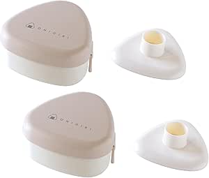 Amazon｜オーエスケー（OSK) 2個セット 弁当箱 爆弾 おにぎりケース 290ml ベージュ 日本製 押し型付 電子レンジ対応 LS-20 日本製｜弁当箱 オンライン通販