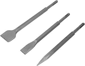 Hammer Chisel Bit Set Electric Demolition Concrete Breaker 3pcs Round ...