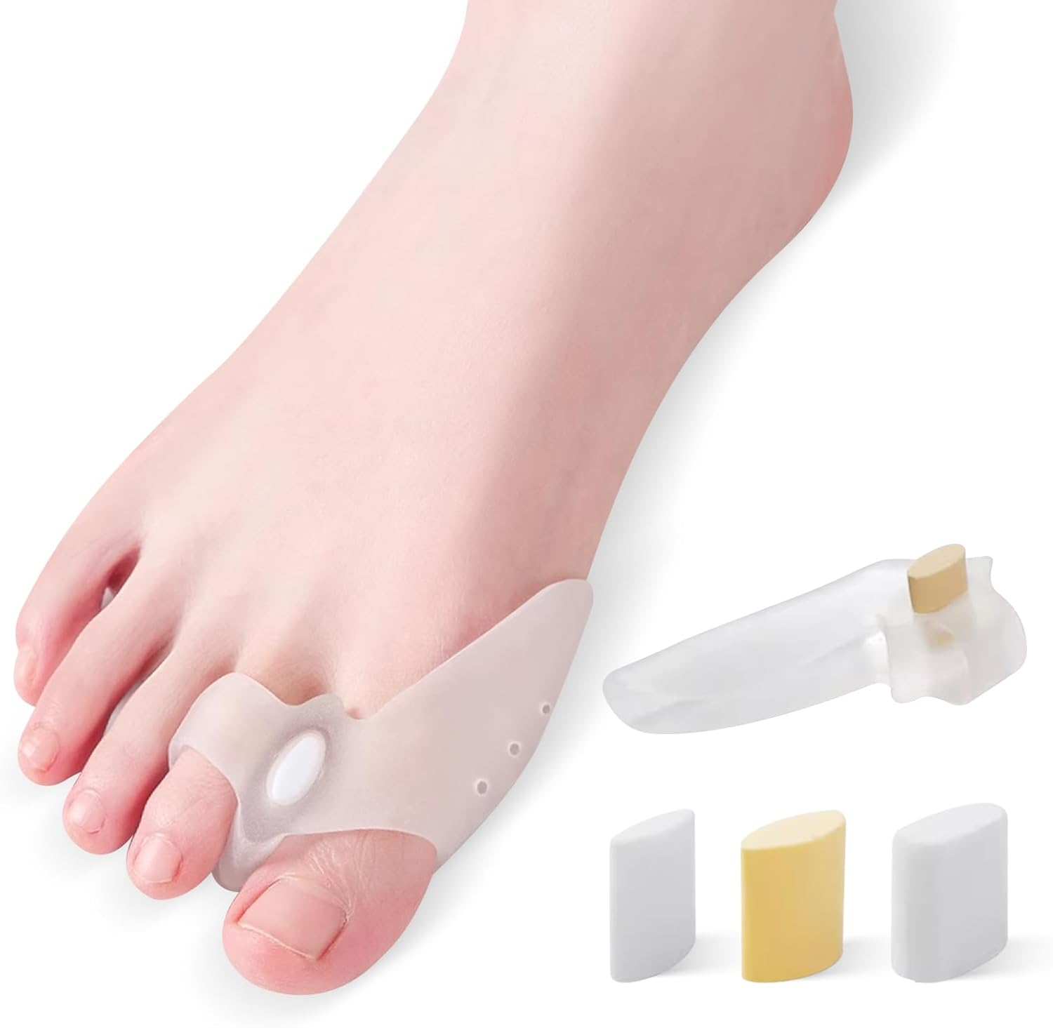 Amazon.com: Tevezo Adjustable Bunion Corrector Kit & Toe Separator for ...