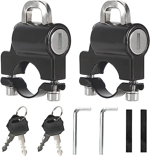 Motorbike Helmet Lock, 2 Piece Universal Motorcycle Helmet Lock with ...
