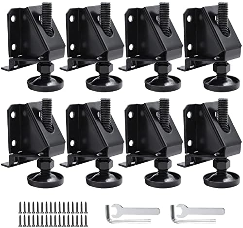 Amazon.com: Adjustable Leg Leveler, 4 Pack Leveling Feet Heavy Duty Leg ...