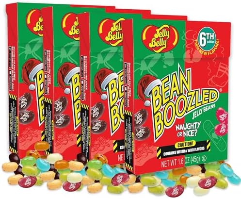 Amazon.com : (2 PACK) Bean Boozled 7th Edition & Fiery Five Jelly Beans ...