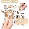 Amazon.com: 20 Pcs Cat Thick Gel Clings Kitten Window Gel Clings Decals ...