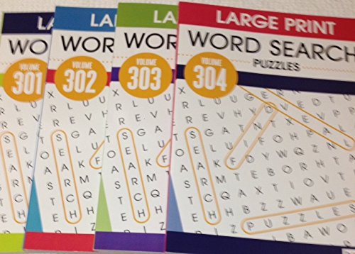 Bendon Large Print Word Search Puzzles (Assorted, Quantities & Volume ...