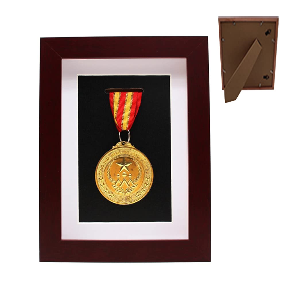 Solid Wood Medal Display Box Photo Frame-Marathon Medal Display ...