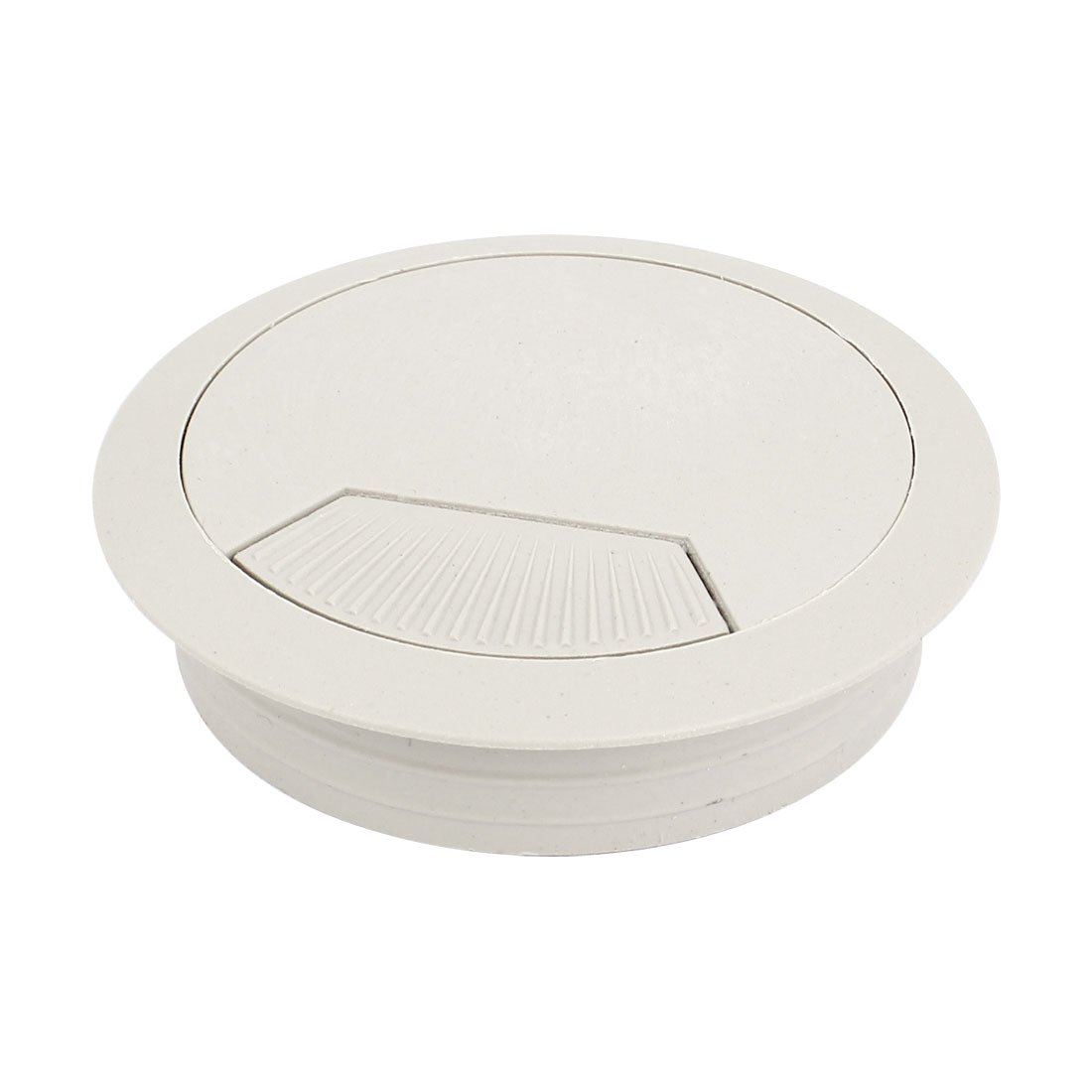 Plastic 60mm Dia PC Desk Grommet Cable Tidy Wire Hole Cover Gray ...