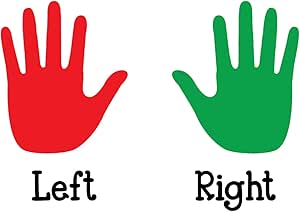 Amazon.com: Educator Left Right Laminated Chart : Office Products