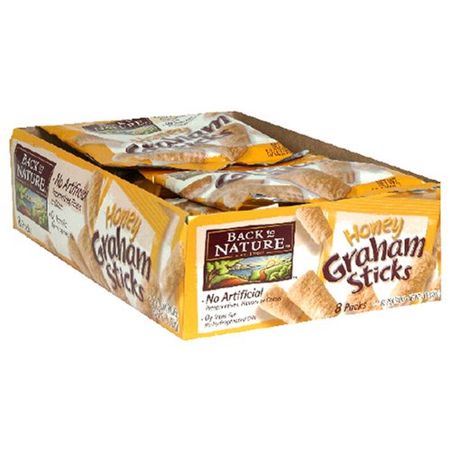 Amazon.com: Back to Nature, Graham Sticks, Honey, Single Serving, 8 ct ...