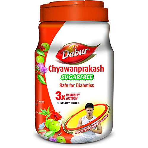 Dabur Chyawanprakash Sugarfree - 1.8kg | Clinically Tested Safe for ...