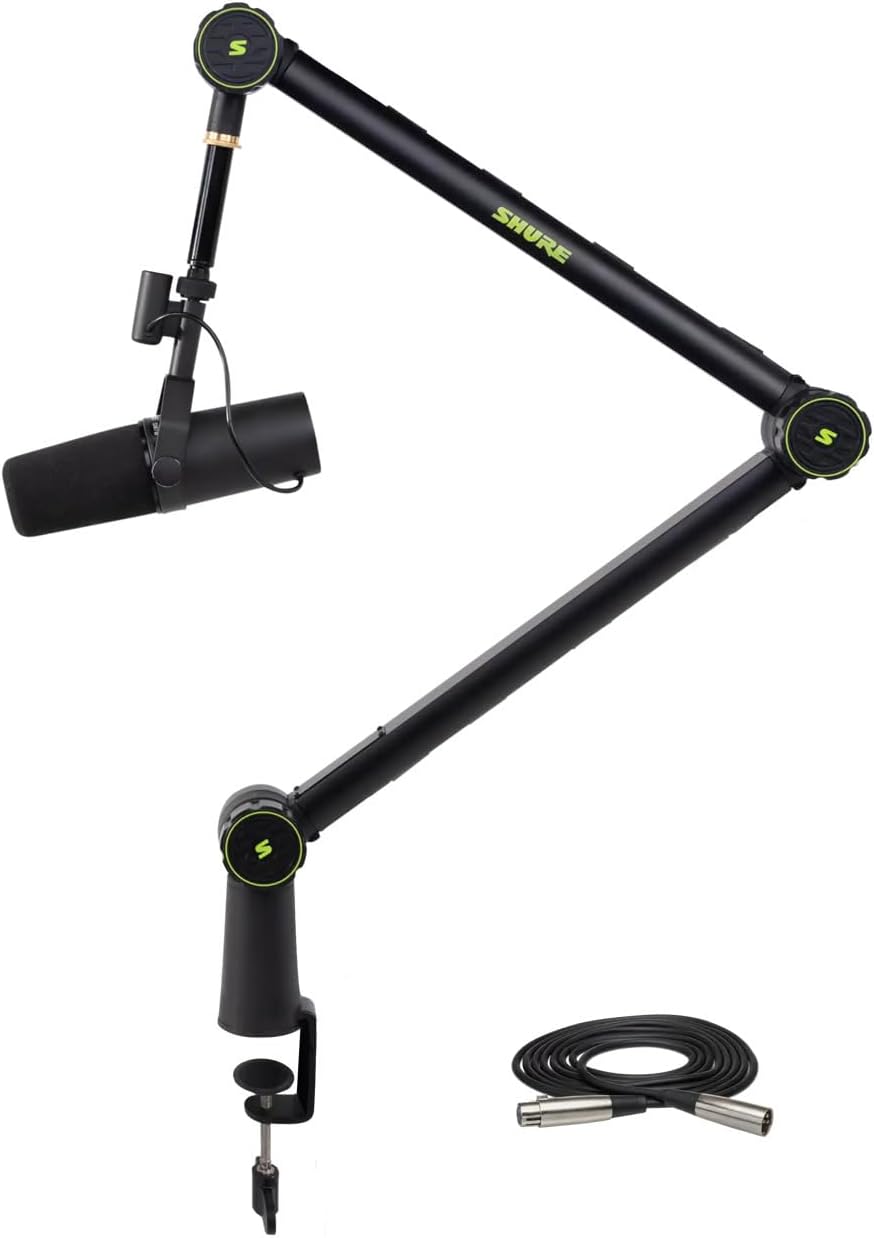 Amazon.com: Shure SM7B Bundle - Dynamic Vocal Microphone plus Gator ...