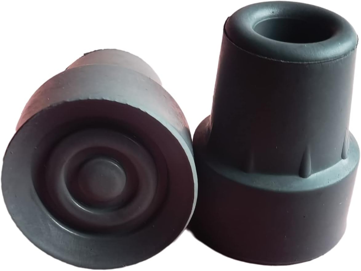 Amazon.com: Replacement Cane Tips, Black, 1 inch : Health & Household