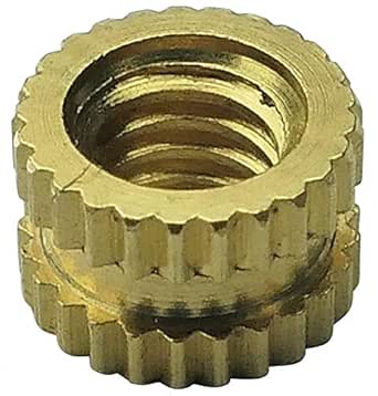 AERZETIX - C19274-10 x Gewindeeinsätze - aus Messing - Einpressmutter ...
