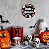 Amazon.com: Halloween Door Decorations Happy Halloween Sign Cute Ghost ...