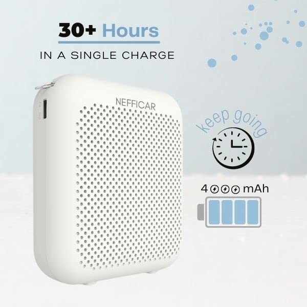 Buy NEFFICAR N358 Portable lithium ion 4000mAH Rechargeable Voice ...
