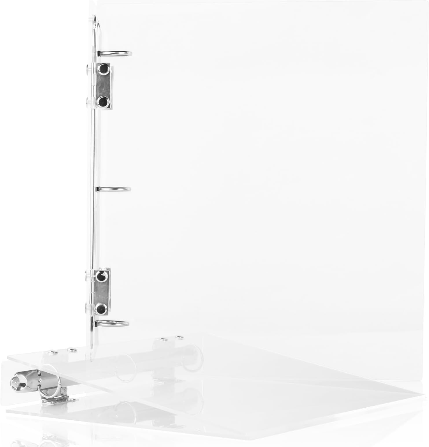 Amazon.com : Baskiss 3 Ring Acrylic Binder Cover, Crystal Clear Acrylic ...