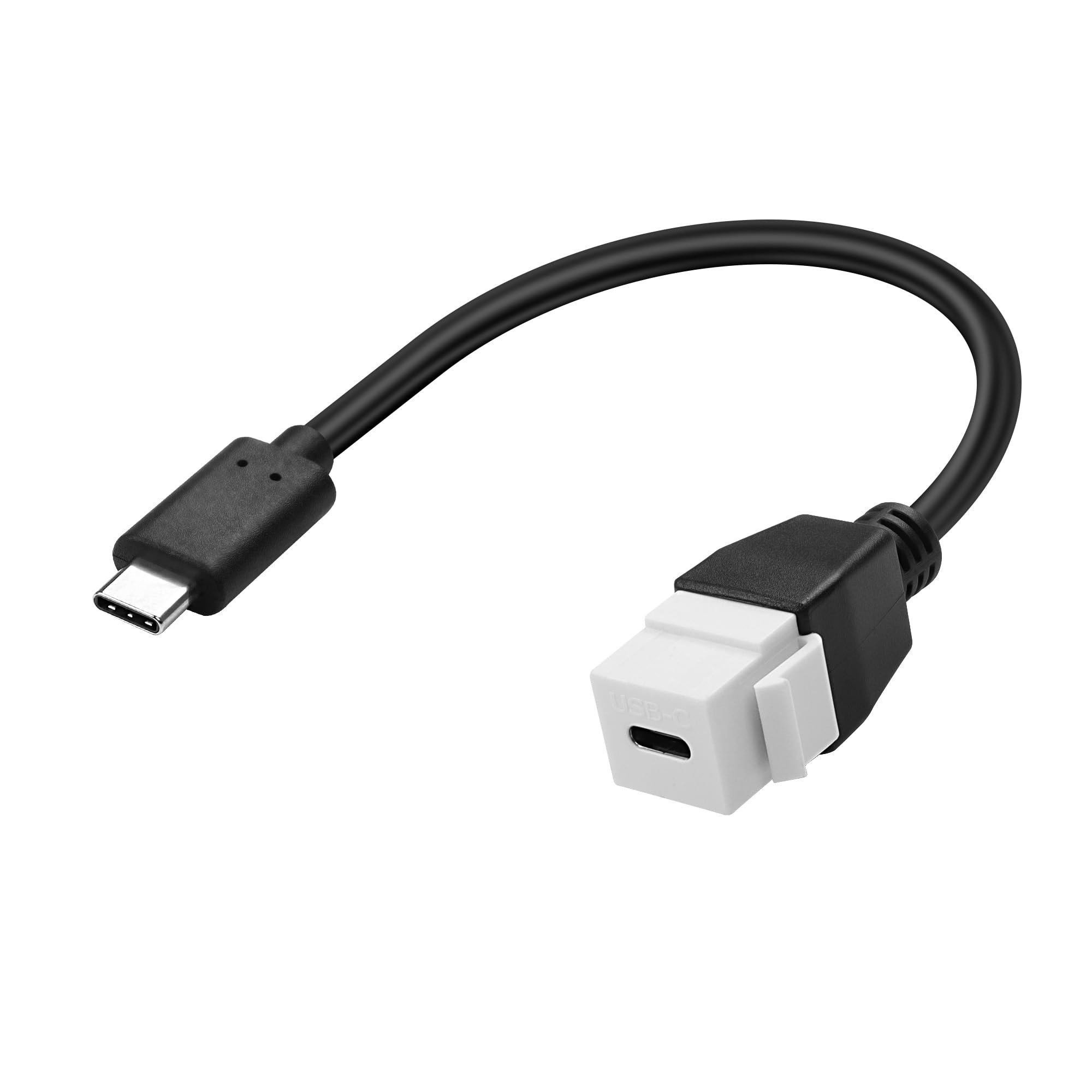 Amazon.com: XMSJSIY USB C Type C Keystone Jack Insert Cable Adapter 10 ...