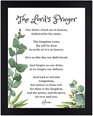 Interio Crafts The Lord's Prayer - Bible Verse Wall Frames for Home or ...