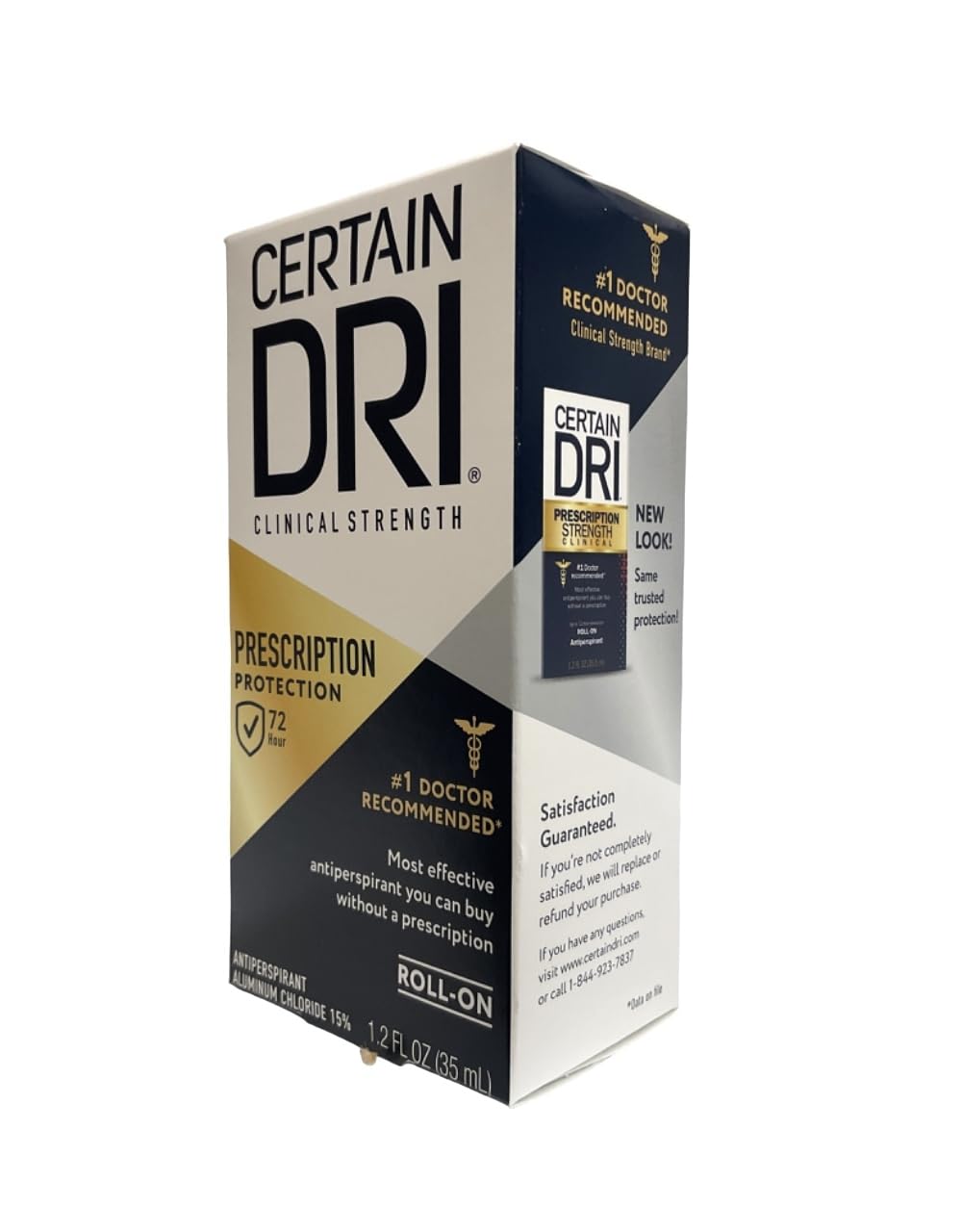 Amazon.com : Certain Dri Clinical Strength Antiperspirant Roll-On - 1.2 ...