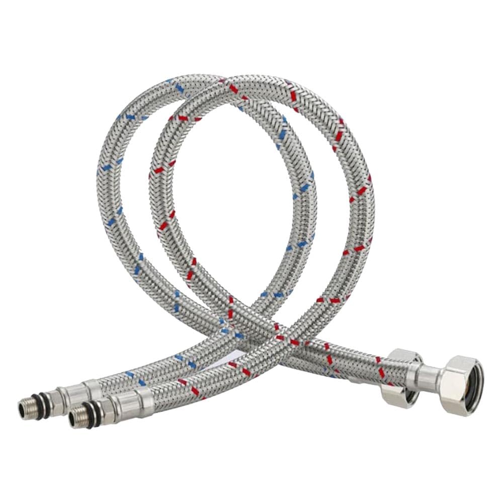 ‎Haiba Pack of 2 Kitchen/Basin Monobloc Mixer Tap Connectors Flexi ...