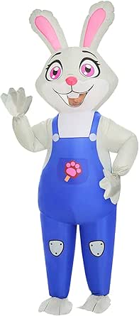 Amazon.com: XYJKIDSES Inflatable Costume Bunny for Adult,Halloween ...