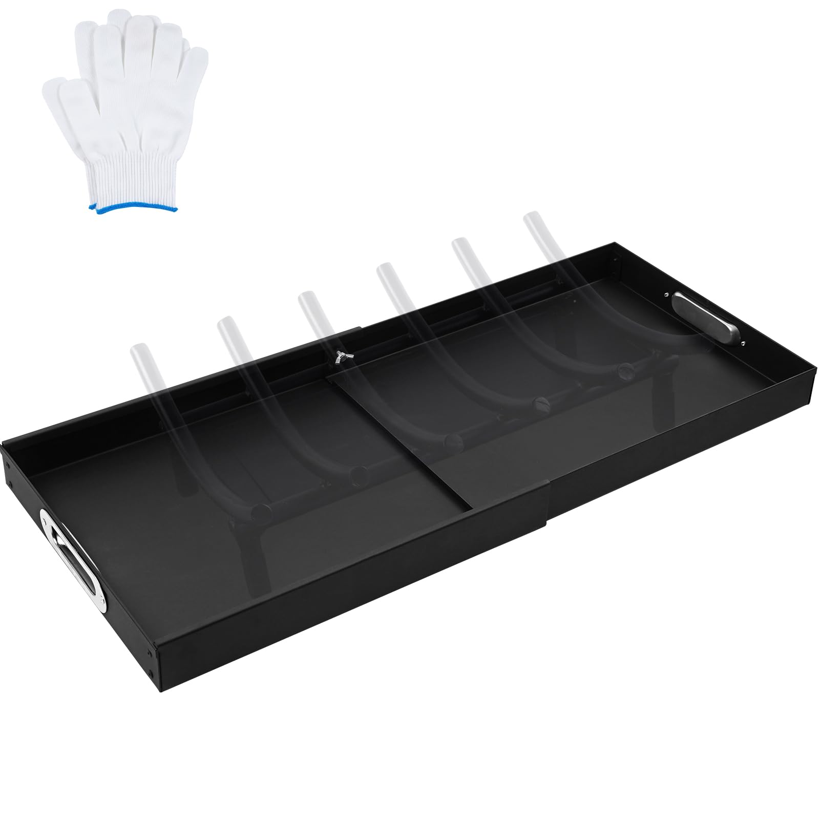 Amazon.com: MYFIREPLACEDIRECT 2 Piece Adjustable Fireplace Ash Tray Pan ...