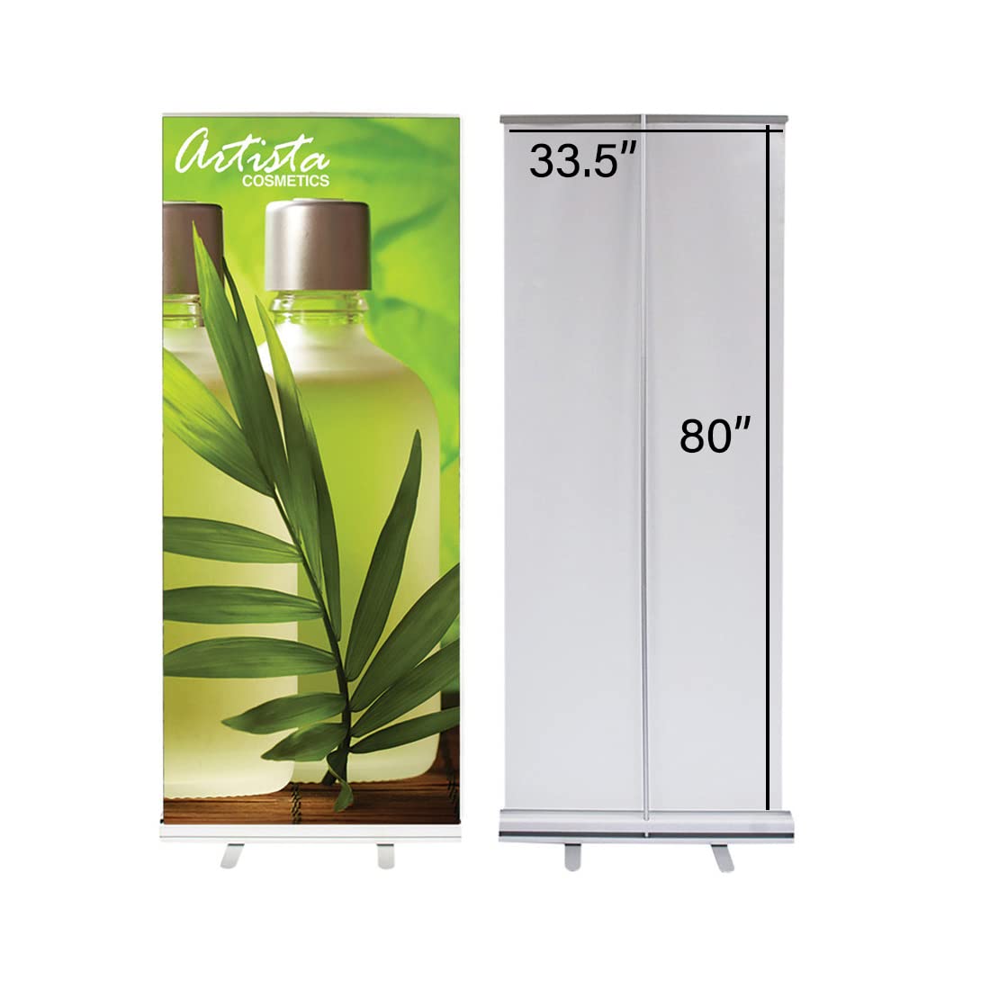 Amazon.com: Custom Retractable Banner 33.5x80 with Stand Adjustable ...