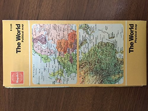 MapArt The World Political & Physical Map: MapArt: Amazon.com: Books