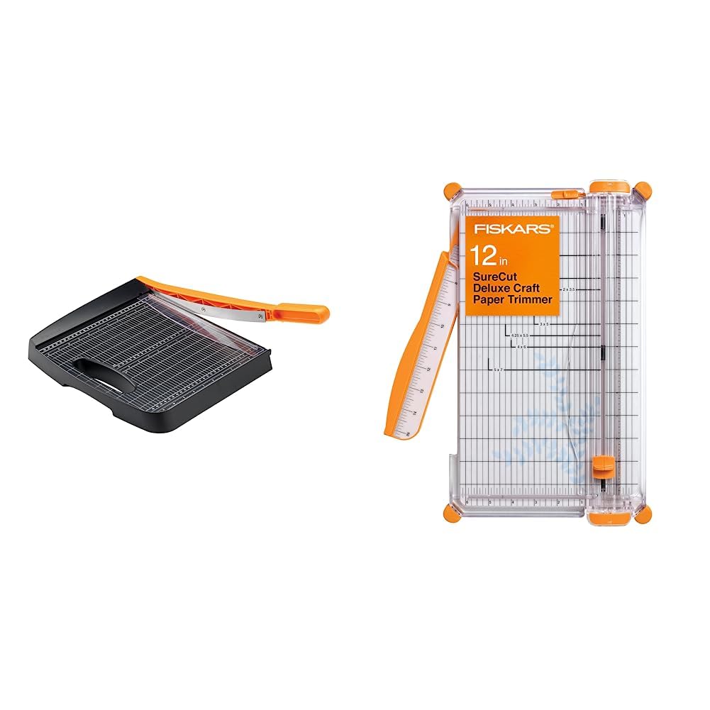 Amazon.com: Fiskars Recycled Bypass Paper Trimmer (12") SureCutTM ...