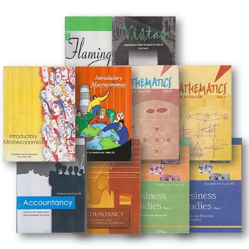 NCERT Class 12 Commerce Bundle, FLEMINGO & VISTAS, MATHS 1 & 2, Micro ...