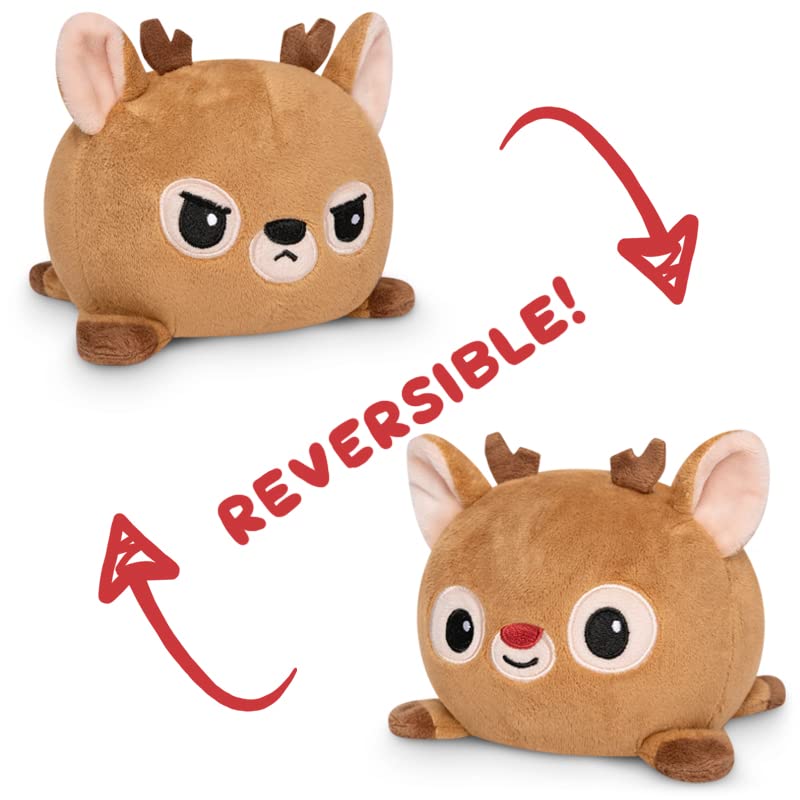 Snapklik.com : The Original Reversible Reindeer Plushie - Red Nose ...
