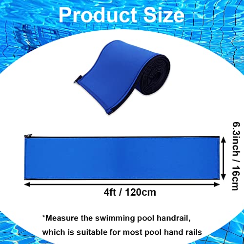 Kingovalley Pool Handrail Cover, Zipper Slip Resistant Swimming Pool ...