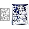 Amazon.com: Christmas Snowflake Metal Die Cuts,Frame Snow Flower ...