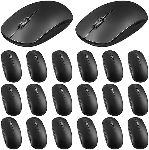 Amazon.com: Hoteam 20 Pack Mouse for Laptop Portable Slim Computer ...